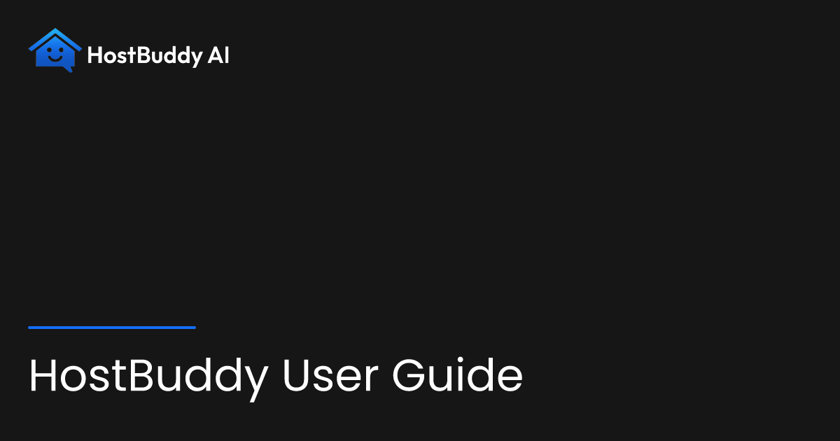 HostBuddy User Guide