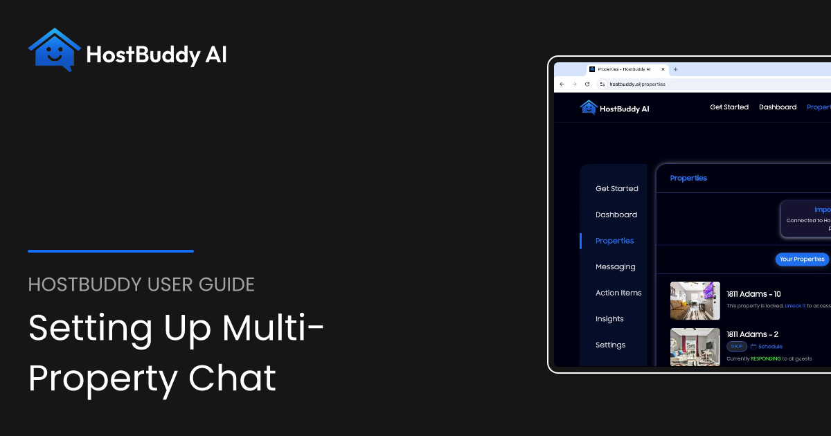 Setting Up Multi-Property Chat | HostBuddy User Guide