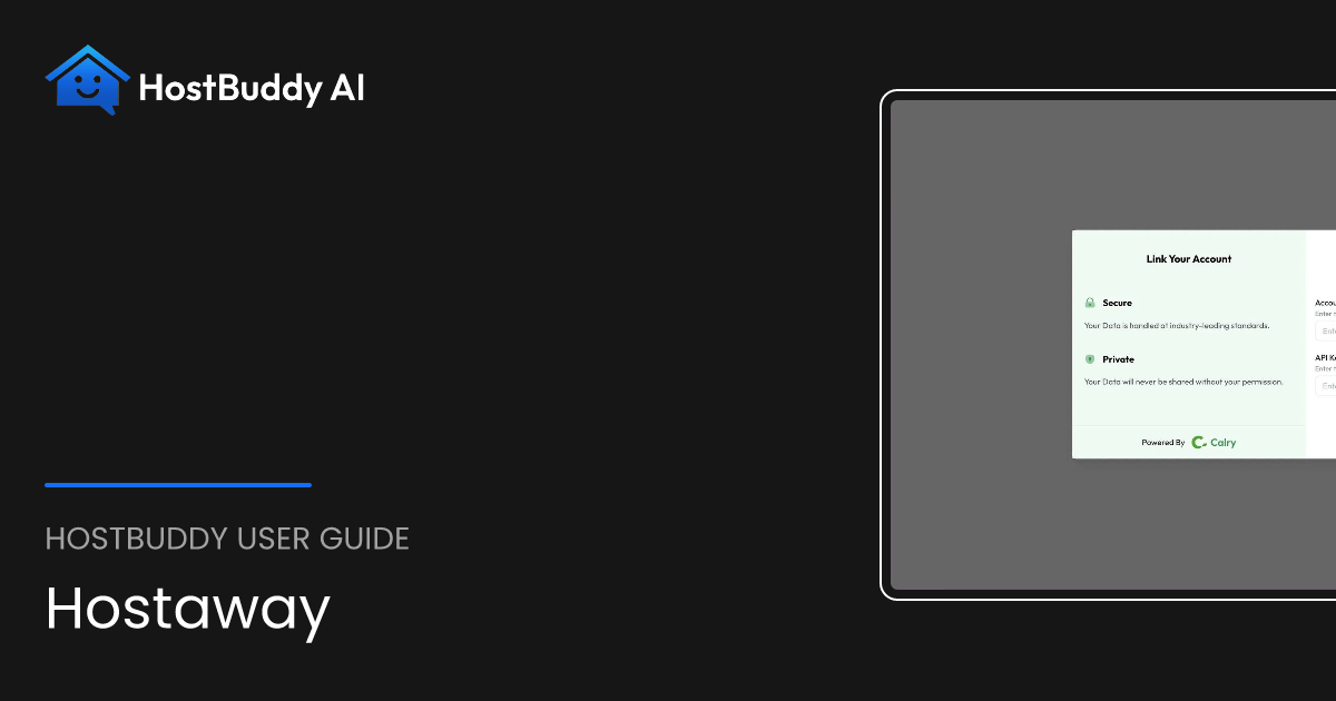 Hostaway | HostBuddy User Guide